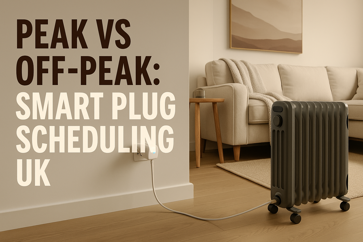 Smart Plug Scheduling UK: Peak vs Off-Peak Savings