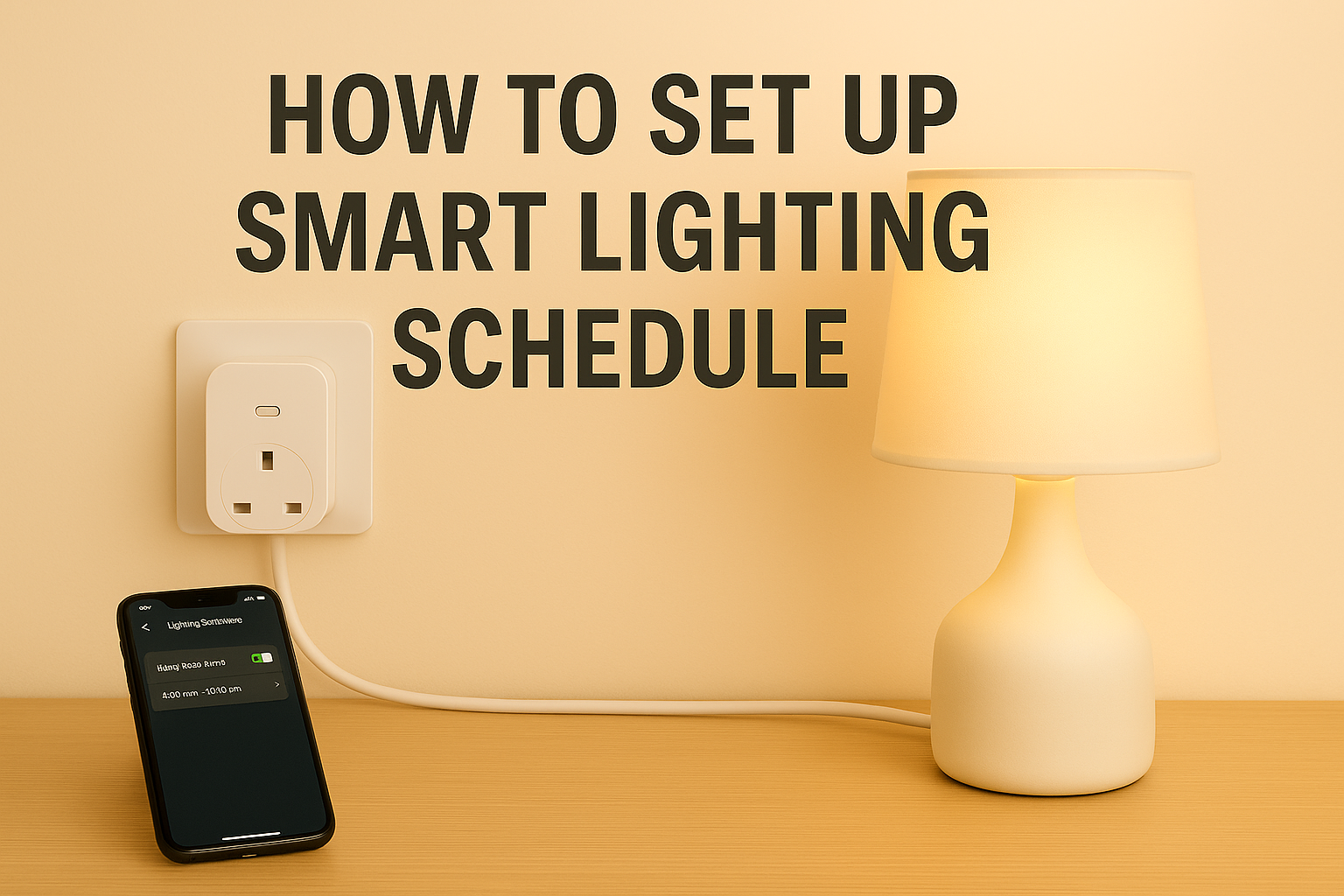 Smart Lighting Schedules UK: Save Energy Easily